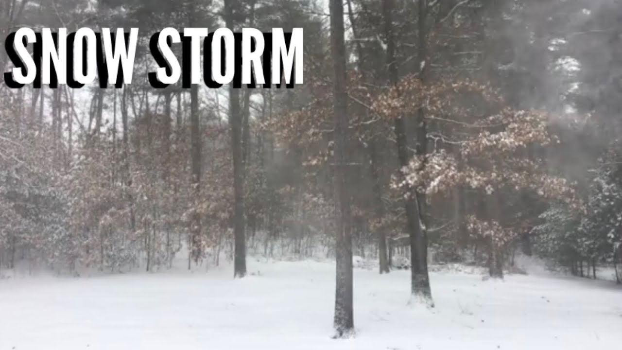 Gentle Snow Storm - soft wind chimes - Relaxing Sounds - Insomnia Deep ...