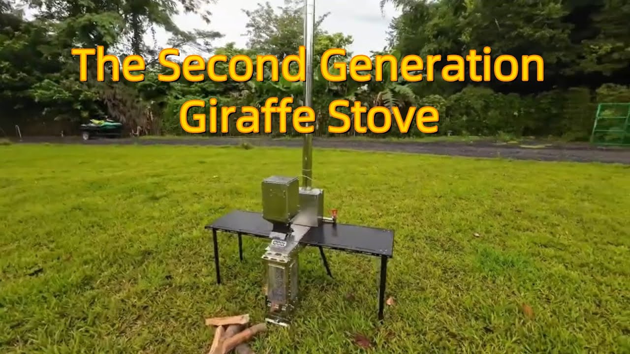 The Second Generation Giraffe Stove - Best Large Size Hot Tenting Stove ...