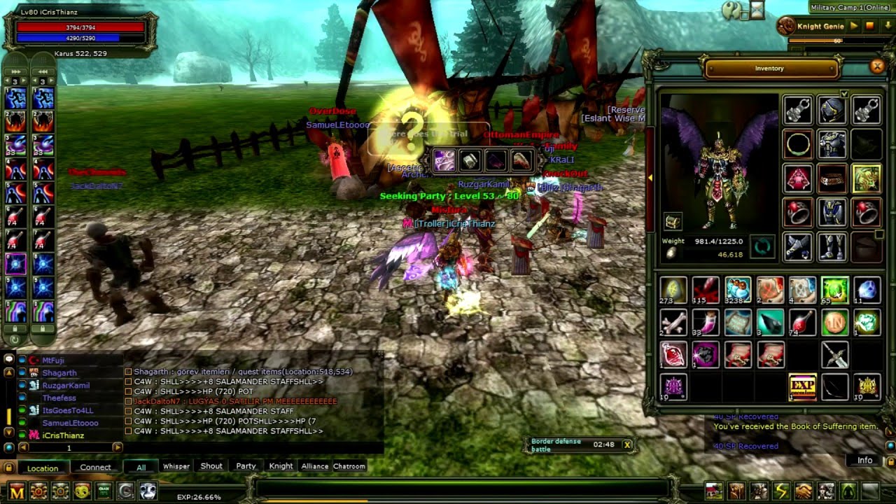 Adonis Steam Knight Online Ascetic Quest - YouTube