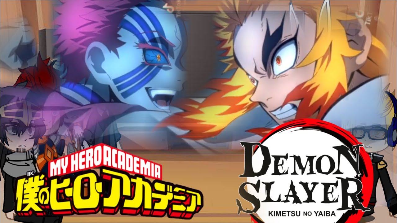 BNHA PRO heroes react to Demon Slayer TikToks! [] Part 1/? [] Emi Hani ...
