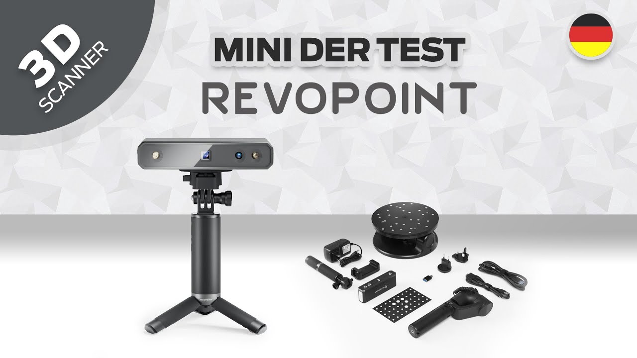 Revopoint Mini 3D-Scanner im Test - Lieferumfang, Scannen, Drehteller ...
