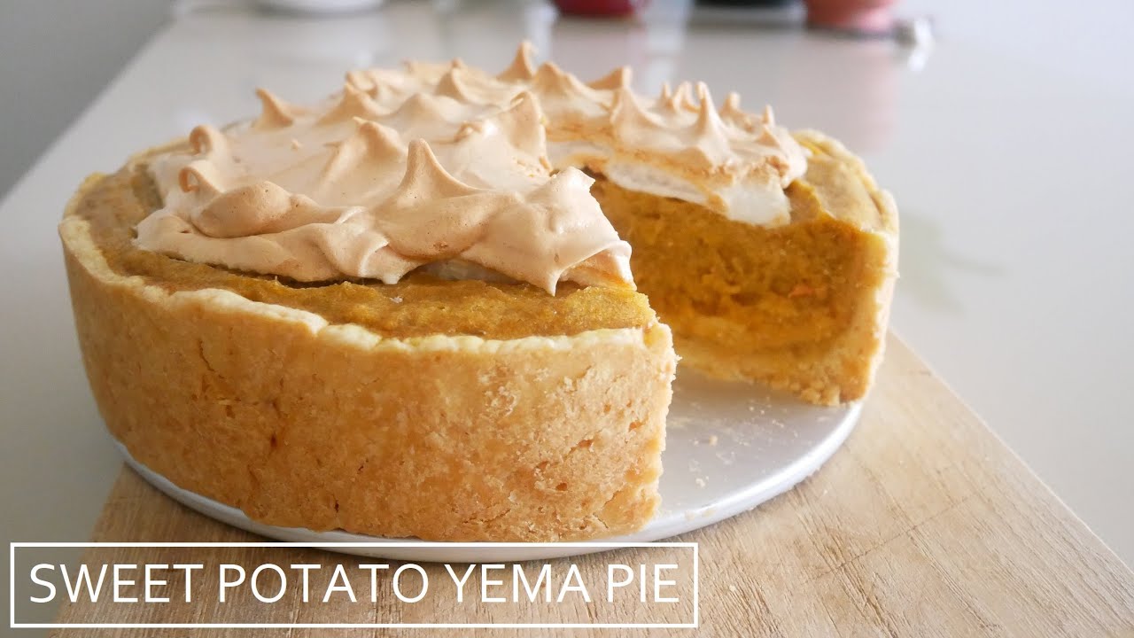 Sweet Potato (Kamote) Yema Pie / Filipino-Western fusion - YouTube