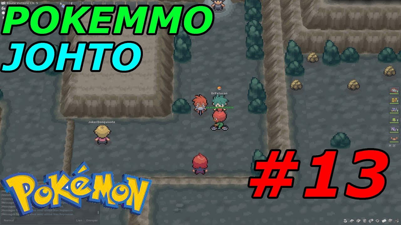 POKEMMO JOHTO - ROUTE VICTOIRE #13 - YouTube