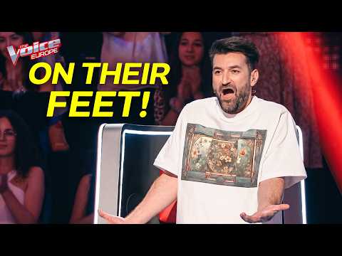 34 Voices That Made EVERYONE Jump To Their Feet! | The Voice Europe