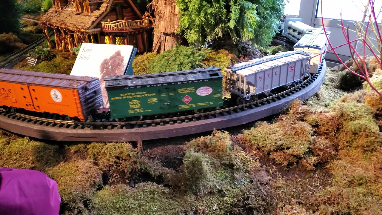 New York Botanical Garden holiday train show snippet 2 - YouTube