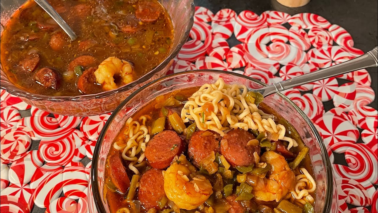 Ramen Noodle Gumbo - YouTube