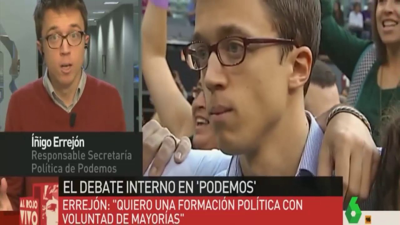 Íñigo Errejón, sobre el futuro de Podemos Debe desconcentrar el poder ...