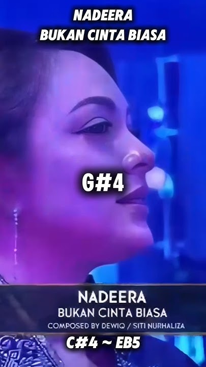 Nadeera Vocal Showcase ~ Bukan Cinta Biasa (C#4 ~ Eb5) - YouTube