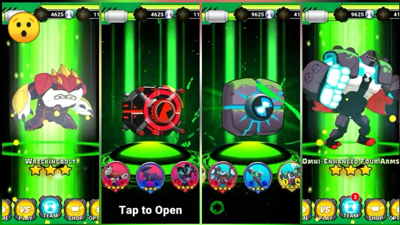 Ben 10 Heroes / open 3× Anti trix omnivalt / Omni enhanced omnivalt ...