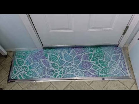 7 27 22 Mosaic Door Threshold Finished at the end - YouTube