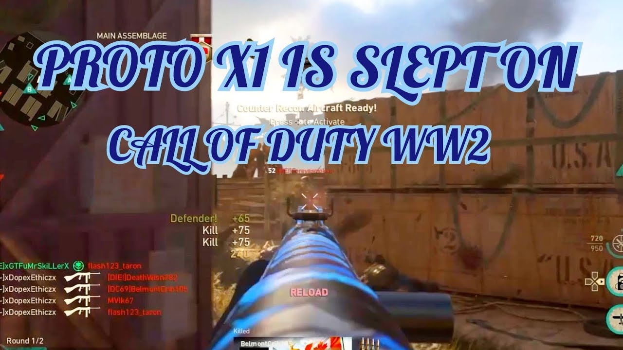 PROTO X1 is slept on in CALL OF DUTY WW2.. (COD WWII) - YouTube