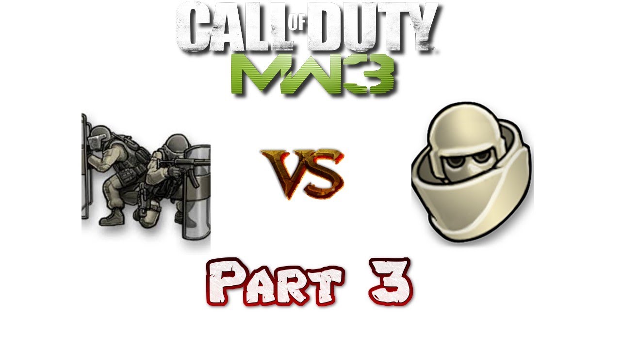 Riot Shield Squad vs. Regular Juggernaut Part 3 | Call of Duty MW3 ...