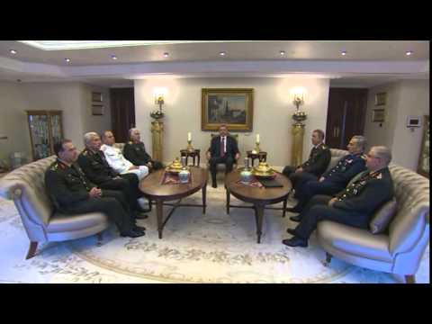 Genelkurmay Başkanı Orgeneral Özel ve Kuvvet Komutanları Çankaya Köşkü’nde - 11.09.2014