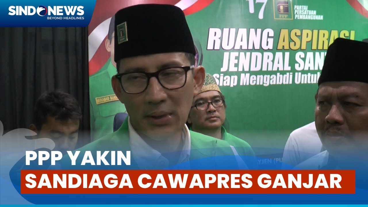 Ketum PPP Optimis Sandiaga Uno Cawapres Ganjar Pranowo - YouTube
