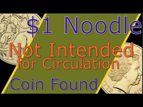 1 Dollar Noodle - Not Intended for circulation coin found - YouTube