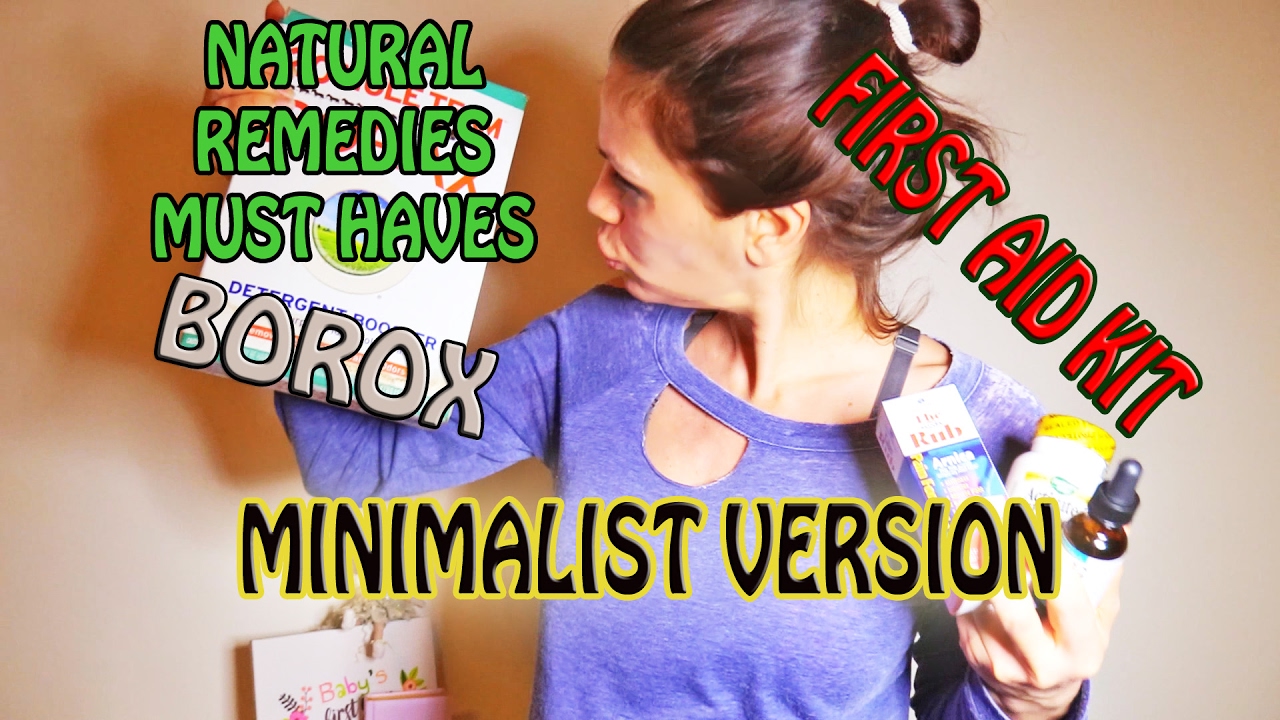 My FIRST AID natural Remedies Kit & Must Have Recommendations - YouTube
