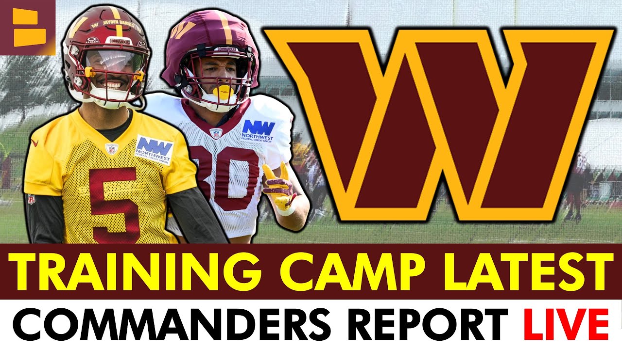Commanders Report LIVE: Jayden Daniels, Austin Ekeler Continue To Shine At Commanders Training ...