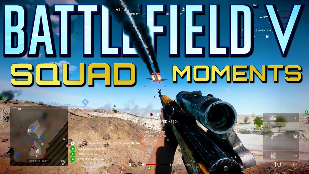 Battlefield 5: Squad Moments #3 (Battlefield V Multiplayer Gameplay ...