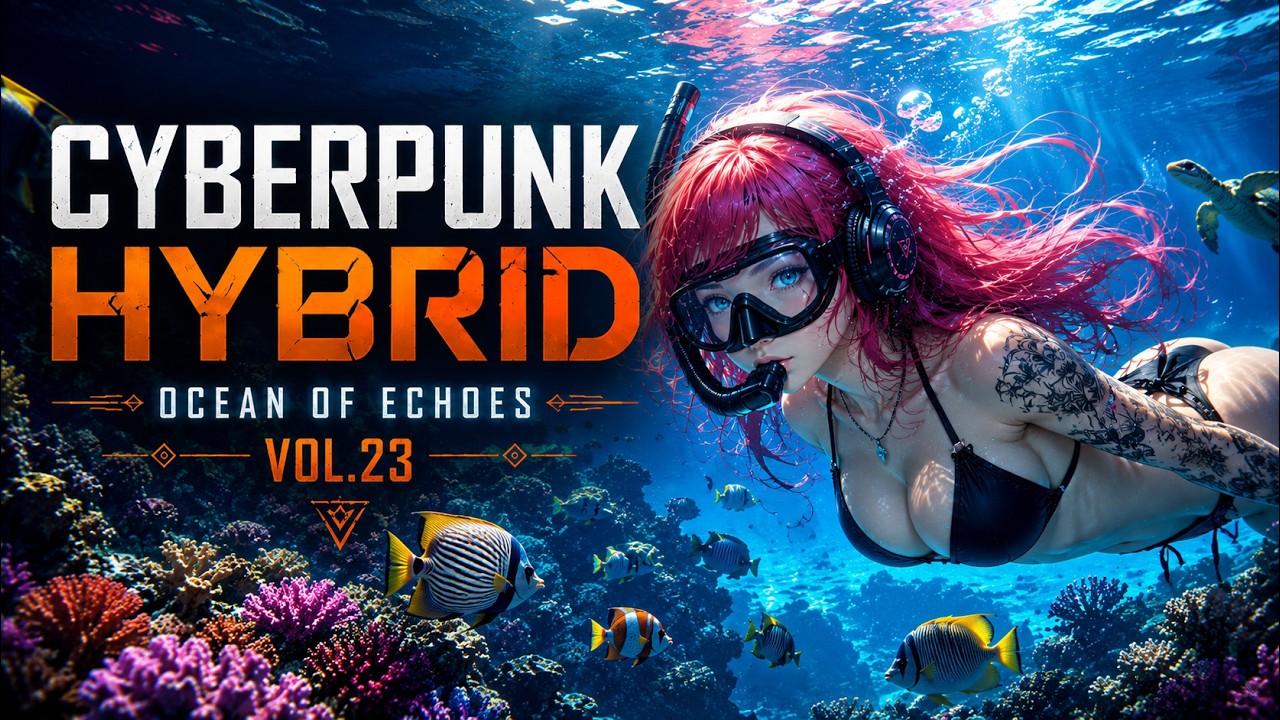 Ocean of Echoes 🎵 Epic Cyberpunk Hybrid Vol.23 | Music mix - YouTube