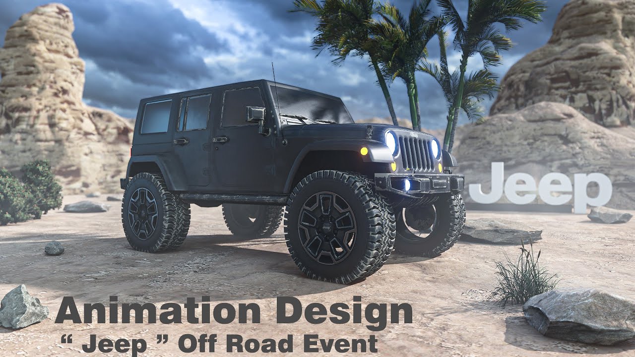 "Jeep" Off Road Event Animation Design. - YouTube