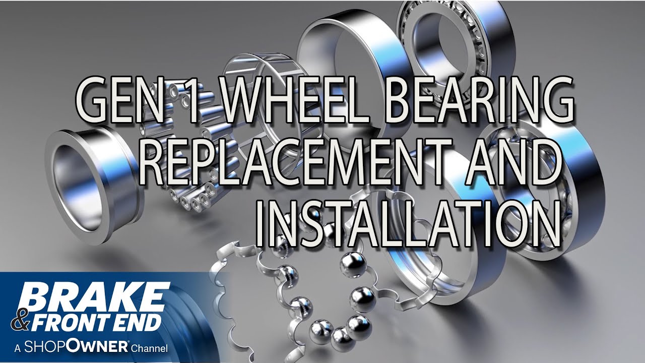 Gen 1 Wheel Bearing Replacement and Installation - YouTube
