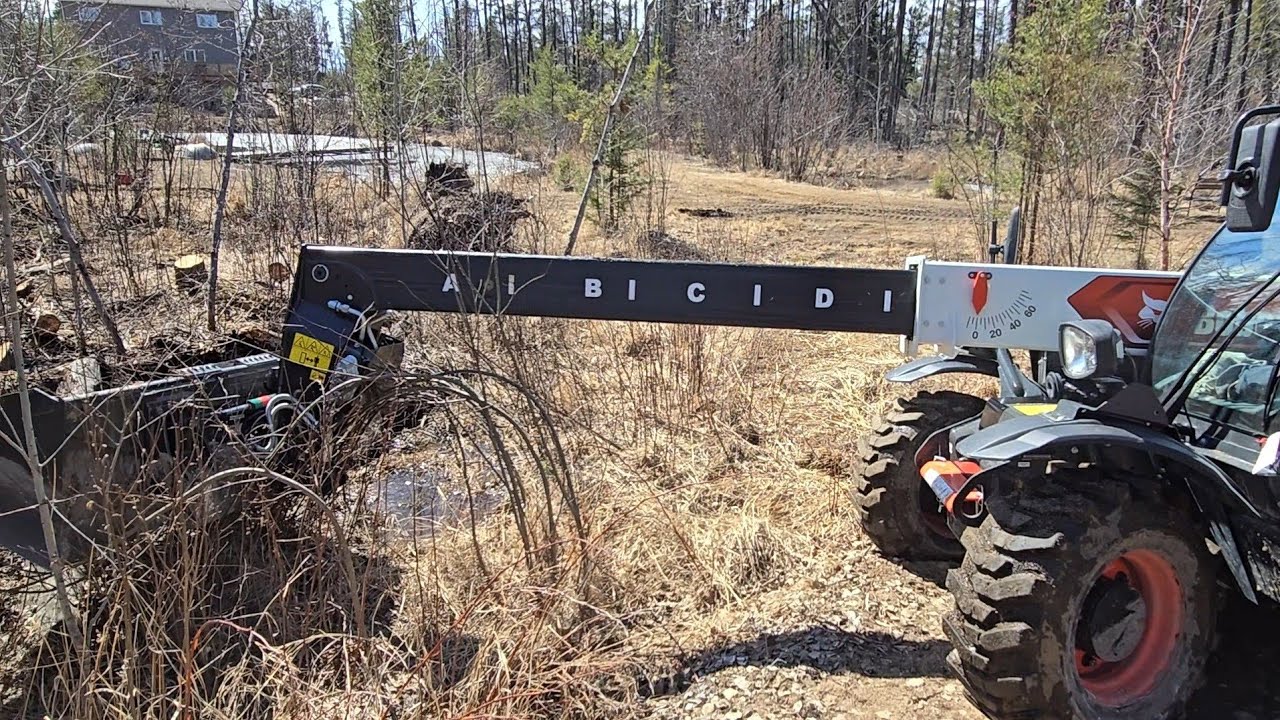 Firewood with a Telehandler? - YouTube