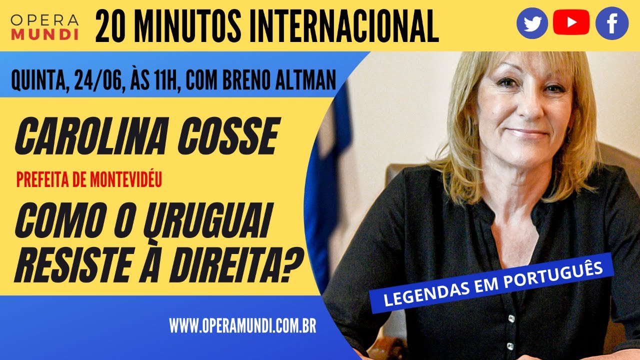 ENTREVISTANDO CAROLINA COSSE: COMO O URUGUAI RESISTE À DIREITA? - YouTube