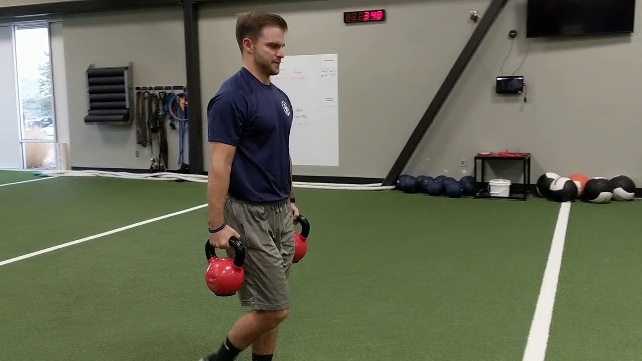 Farmer Carry (2 Kettlebells) - YouTube