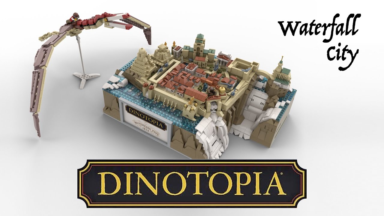 Lego Ideas Dinotopia: Waterfall City - YouTube