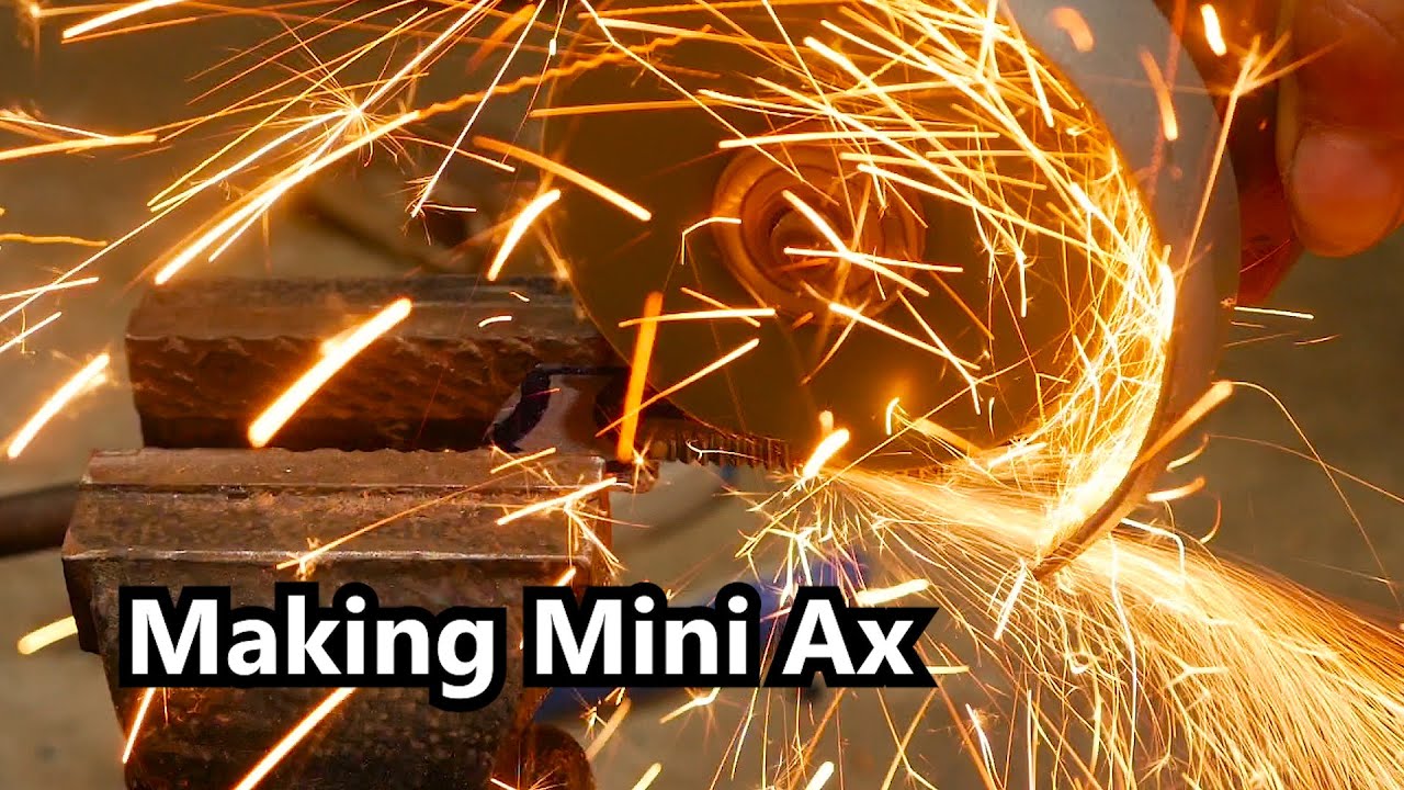 I turned the bolt into a nice little battle axe | Meet the Mini Axe ...