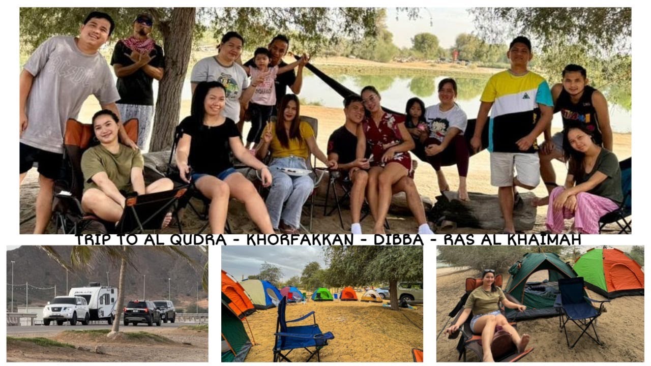 Trip to Al Qudra - Khorfakkan - Dibba Fuj - Ras Al Khaimah | Raw Edit | Family Camping - Vlog ...