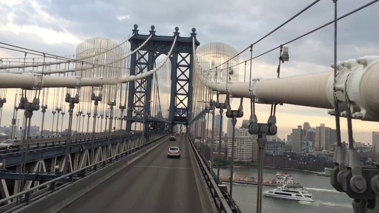 Driving over Manhattan bridge. - YouTube