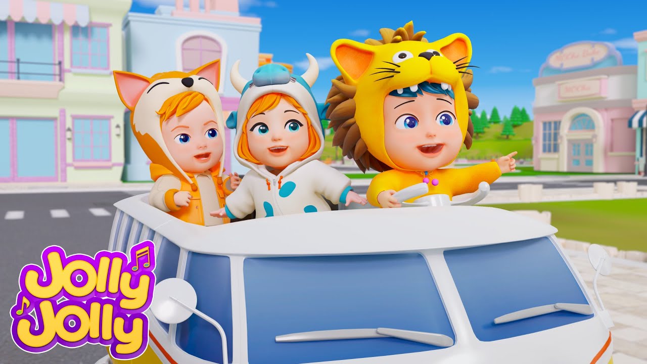 Wheels on the bus + More - Play Version | Jolly Jolly Kids Songs - YouTube