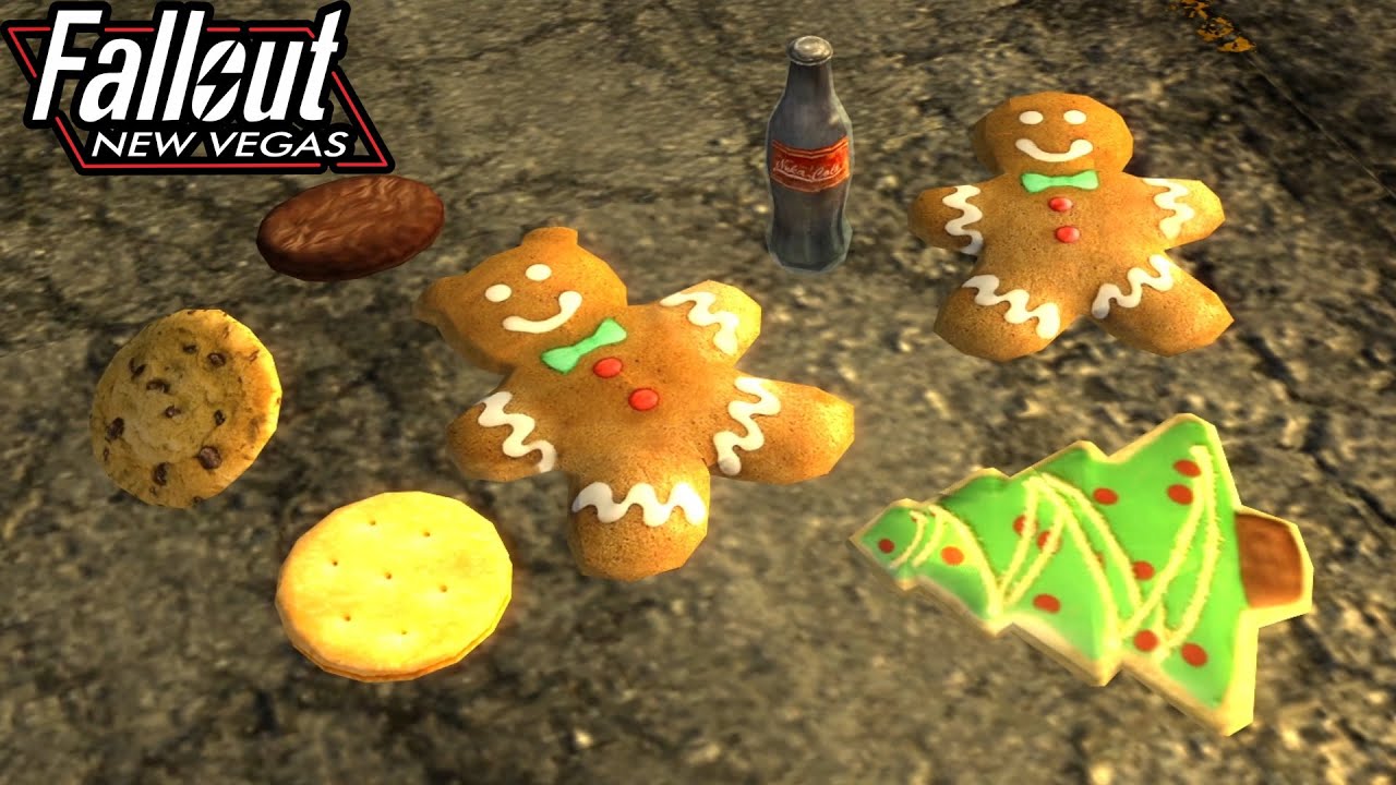 You Can Eat Christmas Cookies in Fallout New Vegas - YouTube