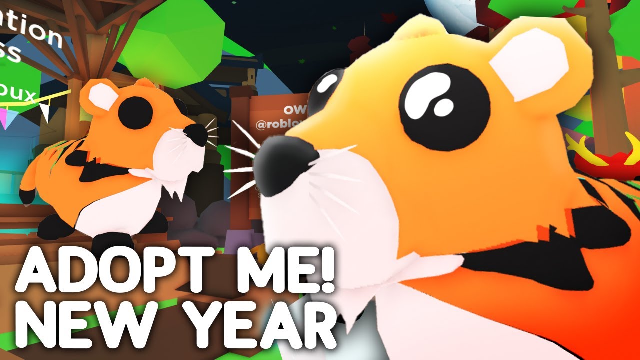 🐯Adopt Me Tiger Pet New Year Update 2022! Adopt Me New Pets Concepts ...