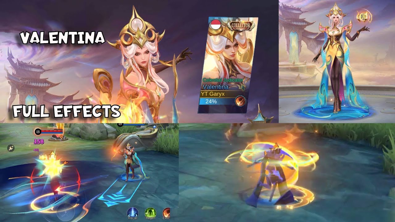 GAMEPLAY VALENTINA COLLECTOR SKIN MLBB || MOBILE LEGENDS #mlbb # ...