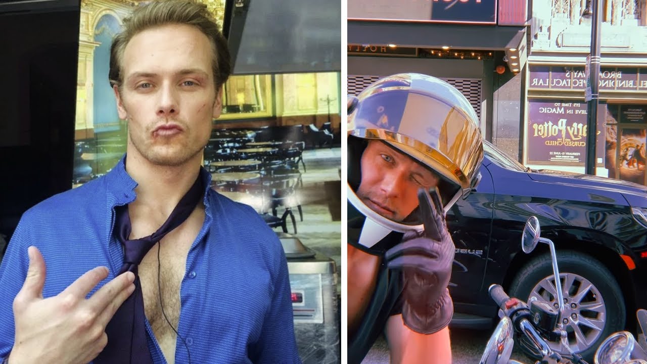 Sam Heughan & Alex Norouzi Ride Through Cali, Graham McTavish in NZ ...