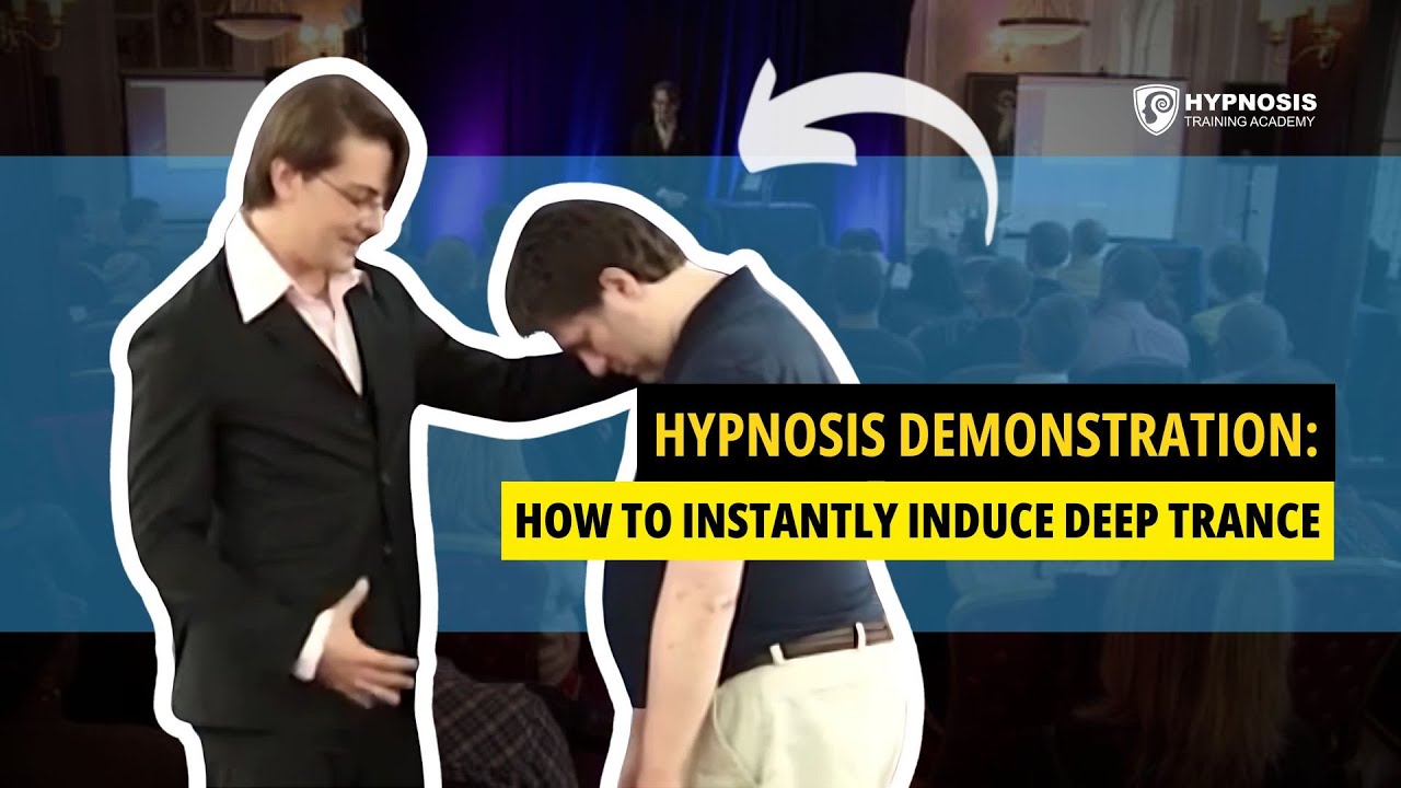 Hypnosis Demo: How To Instantly Induce Deep Trance - YouTube