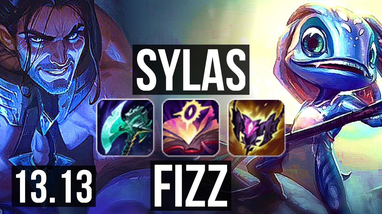 SYLAS vs FIZZ (MID) | 11/2/12, 1000+ games, 1.2M mastery, Dominating ...