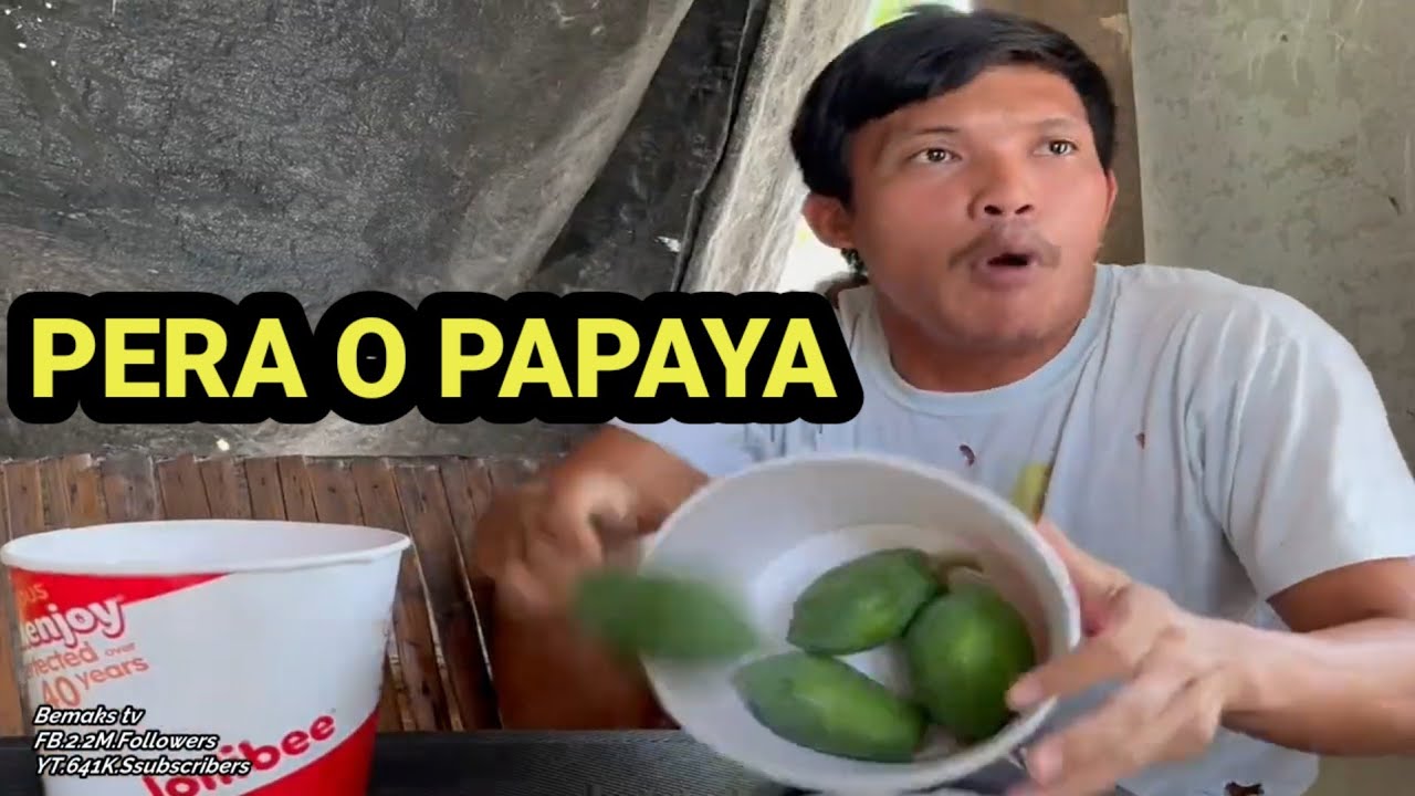 PERA O PAPAYA #reaction #reactionvideo #bemakstv #susontv #trending # ...