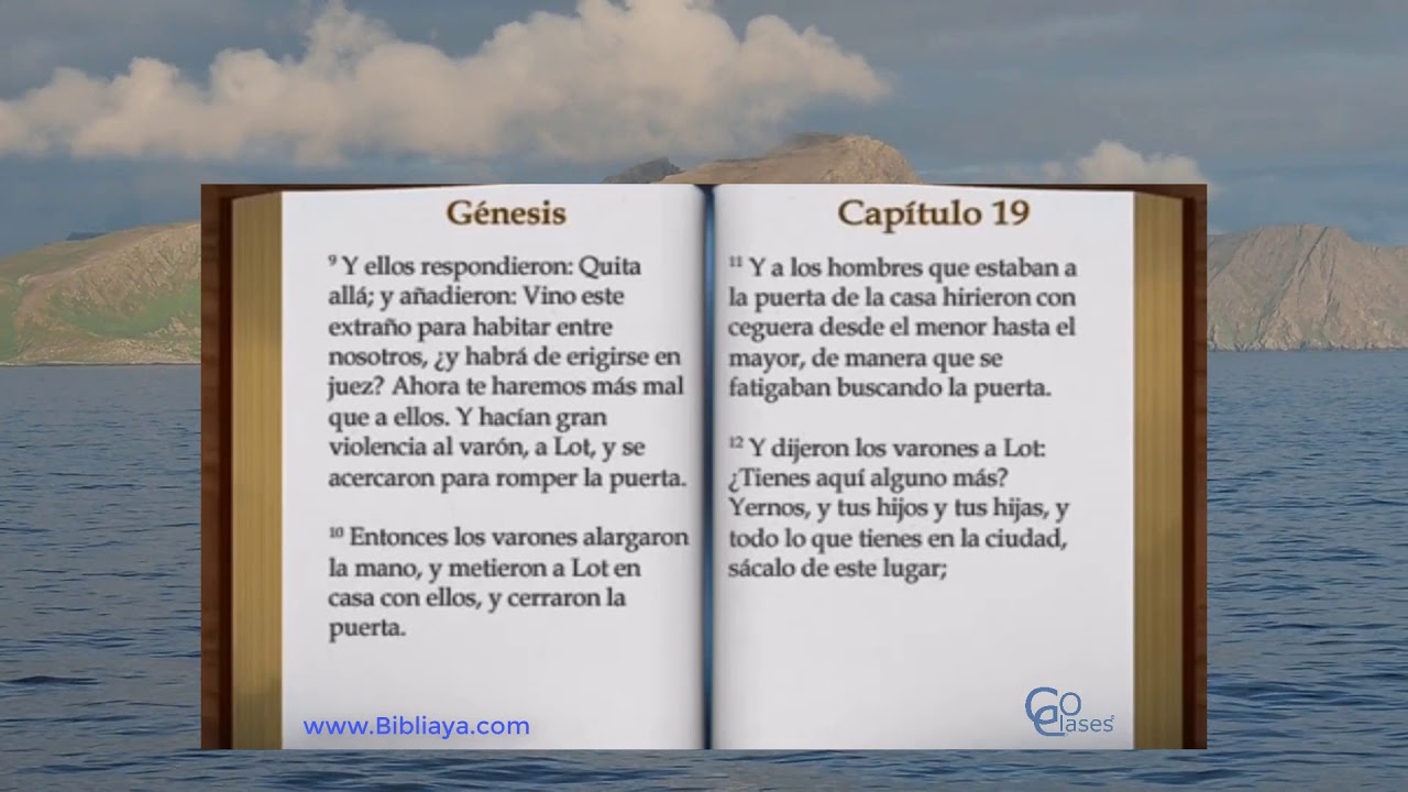 Génesis capítulo 19 - Biblia completa en audio vídeo - YouTube