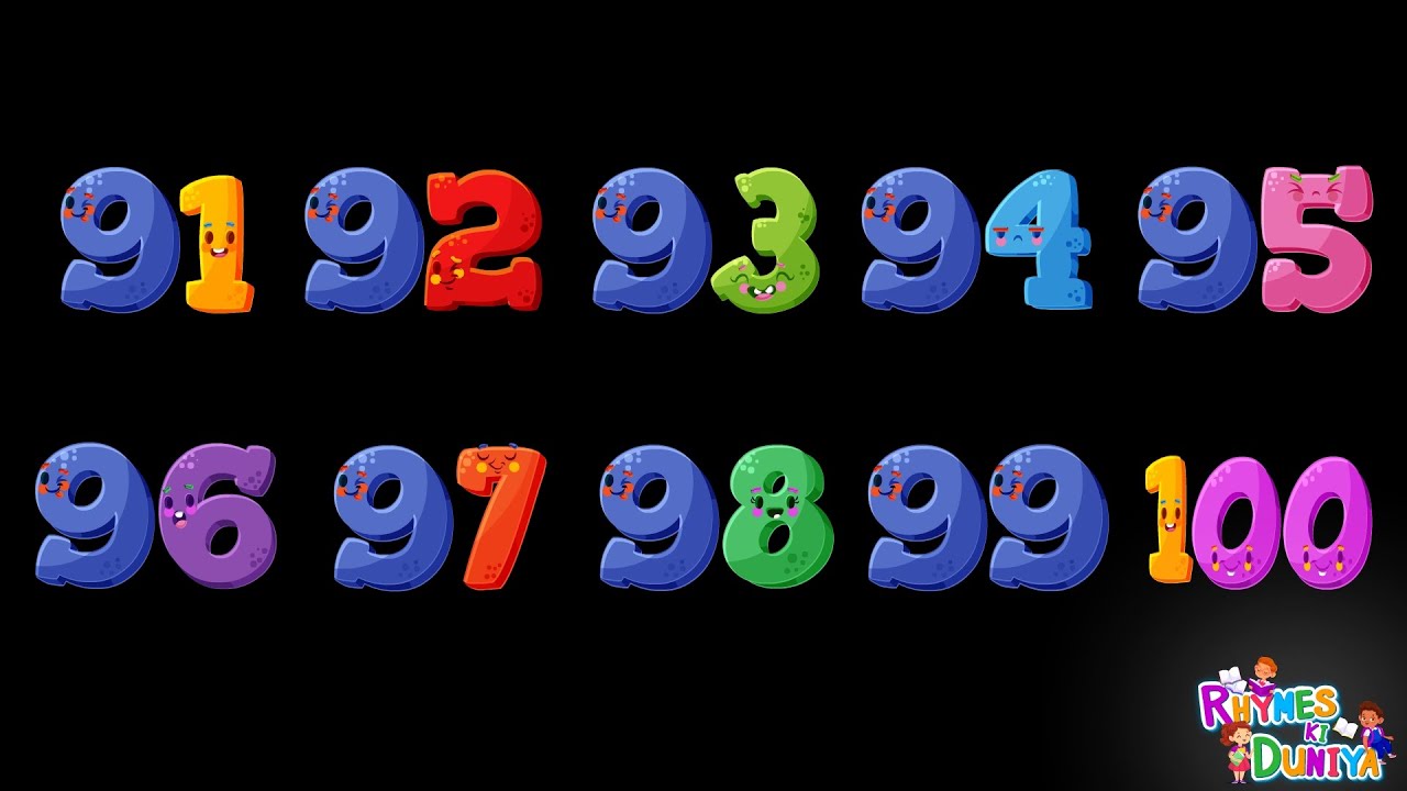 91 to 100 Numbers Counting For Kids Number Names 91 To 100 Count 91-to-100-numbers-counting-for-kids-number-names-91-to-100-count