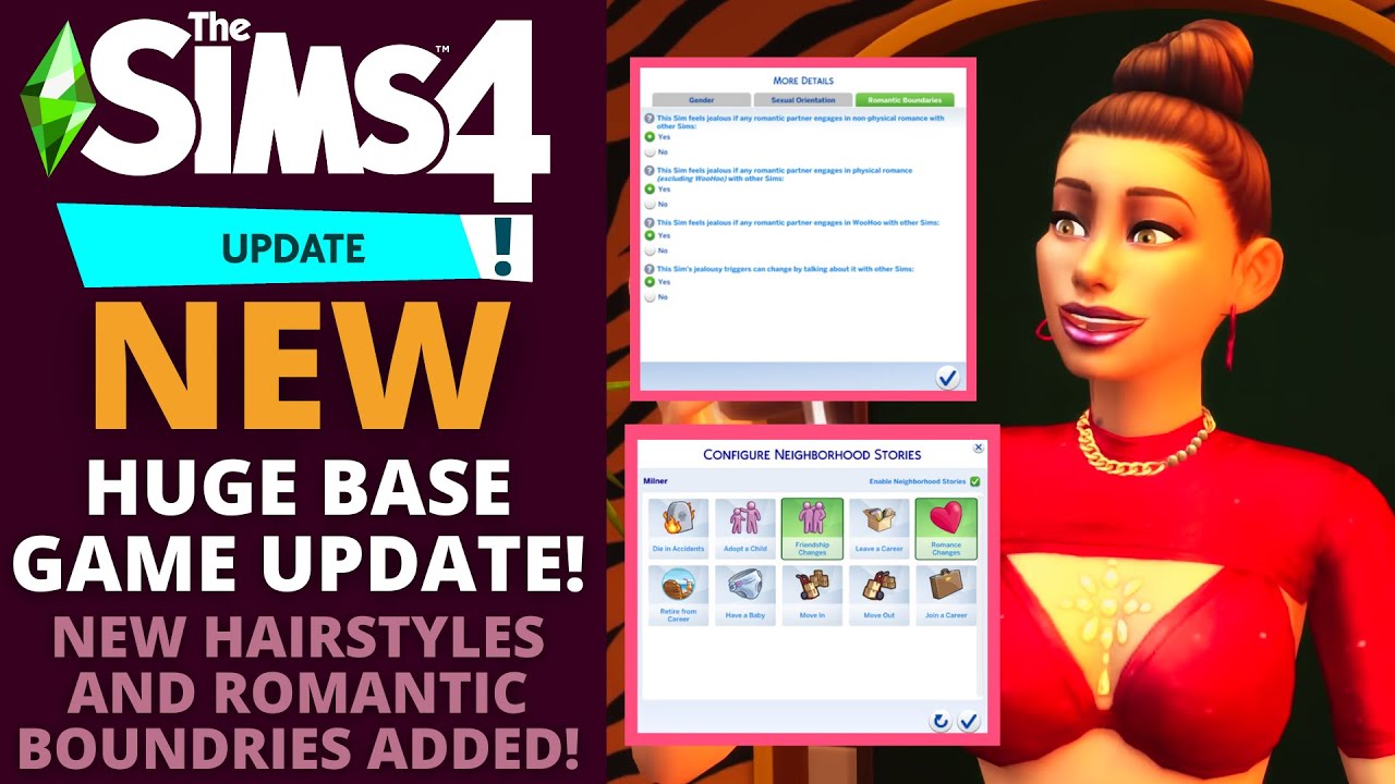 AMAZING NEW BASE GAME UPDATE IN THE SIMS 4! - YouTube