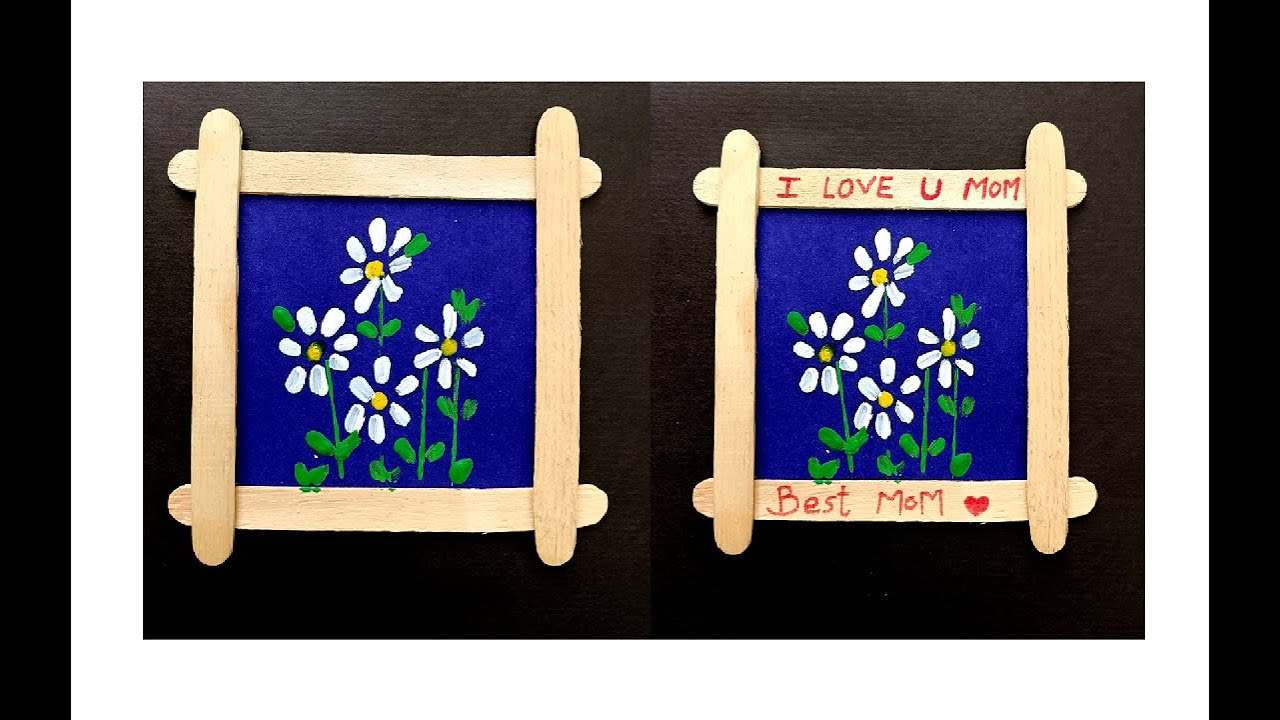 EASY MOTHERS DAY PAINTING FOR BEGINNERS/MINI MOTHERS DAY PAINTING IDEA ...