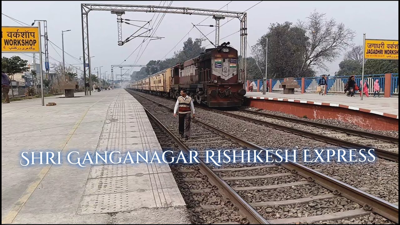Single Alco Leading : Shri Ganganagar Rishikesh Express / Alco WDM3A ...
