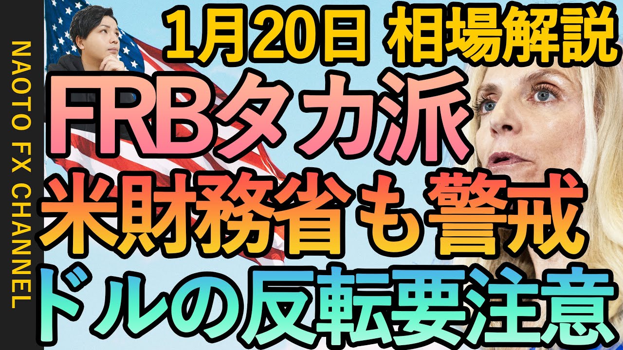【FX FRBタカ派姿勢堅持 米財務省債務上限問題】1月20日FX相場解説 (ドル円・ユーロドル・ポンド円 テクニカル分析 ) - YouTube
