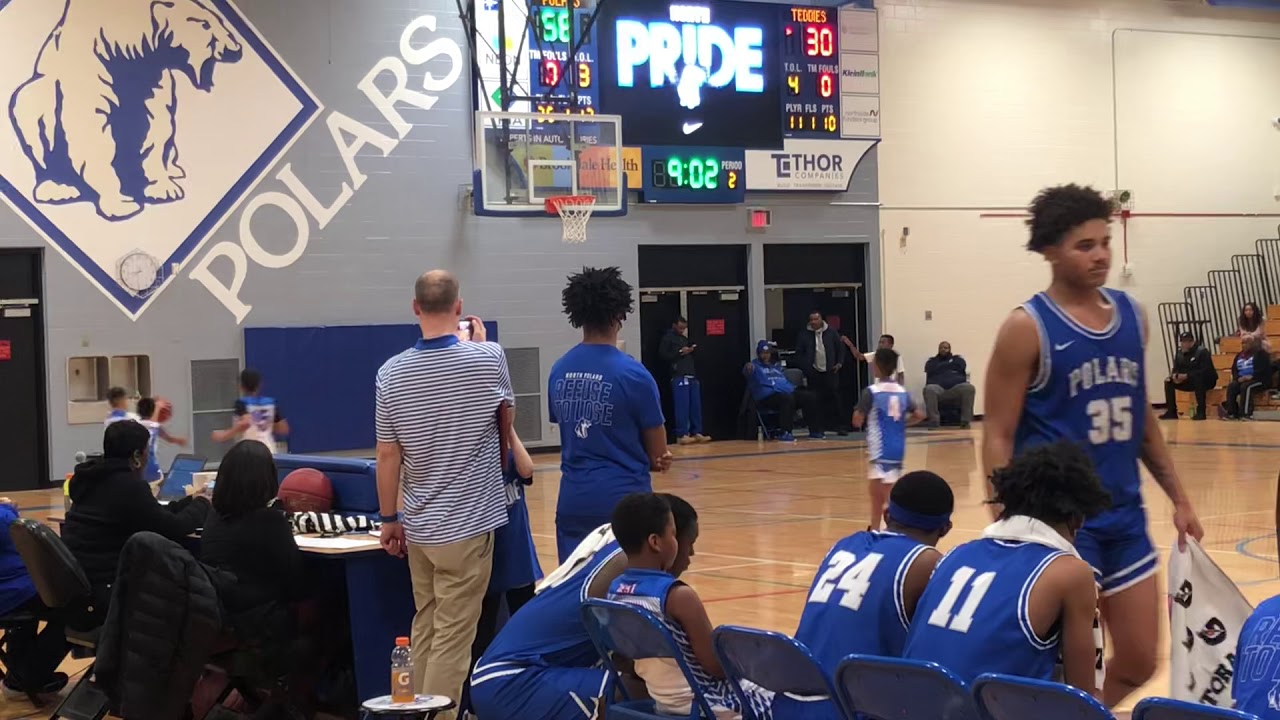 HYSF scrimmage starts North high varsity game - YouTube