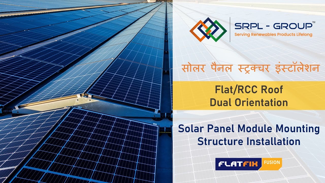 FlatFix Fusion Flat/RCC Roof Dual orientation (E-W) Installation ...