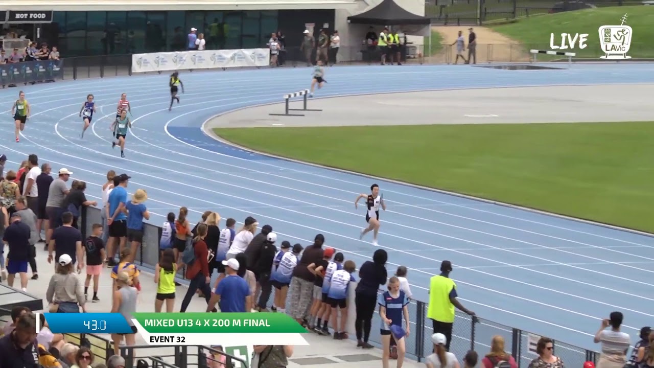 Mixed U13 4 x 200m Final - 2018 SUBWAY State Relay Championships ...