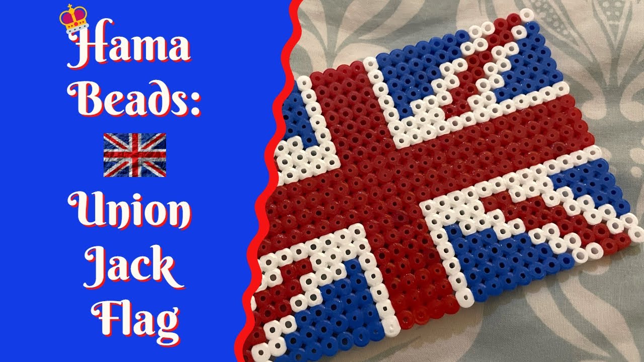 Hama Beads: Union Jack Flag - YouTube